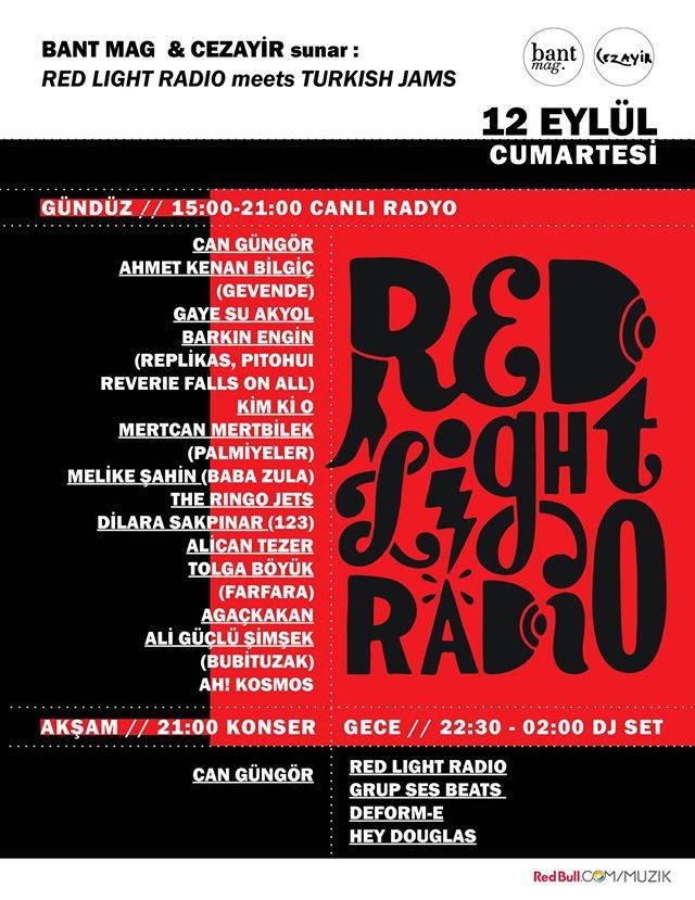 Arkadaşlar eşliğinde harika müzikler: Red Light Radio - bant mag