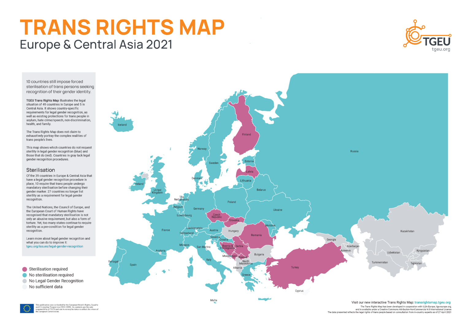 Trans Rights Map 2021, trans haklarındaki kaybı belgeliyor - bant mag