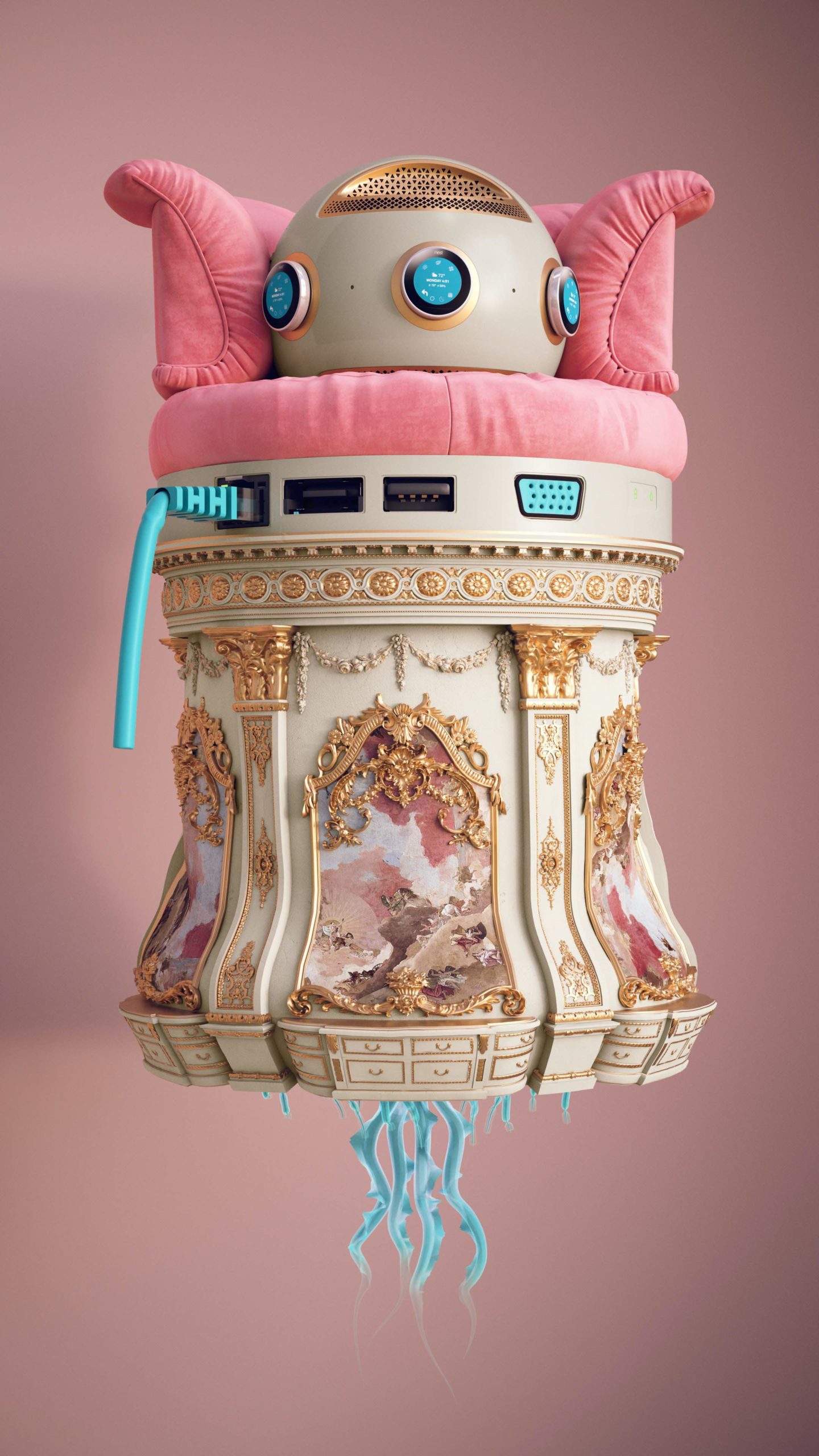 Jonathan Monaghan ile katmanlar, kıvrımlar ve “Şaşaa” üzerine - bant mag