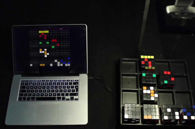 Rubik küpü, elektronik müzik ekipmanı oldu: Cube Sequencer - bant mag